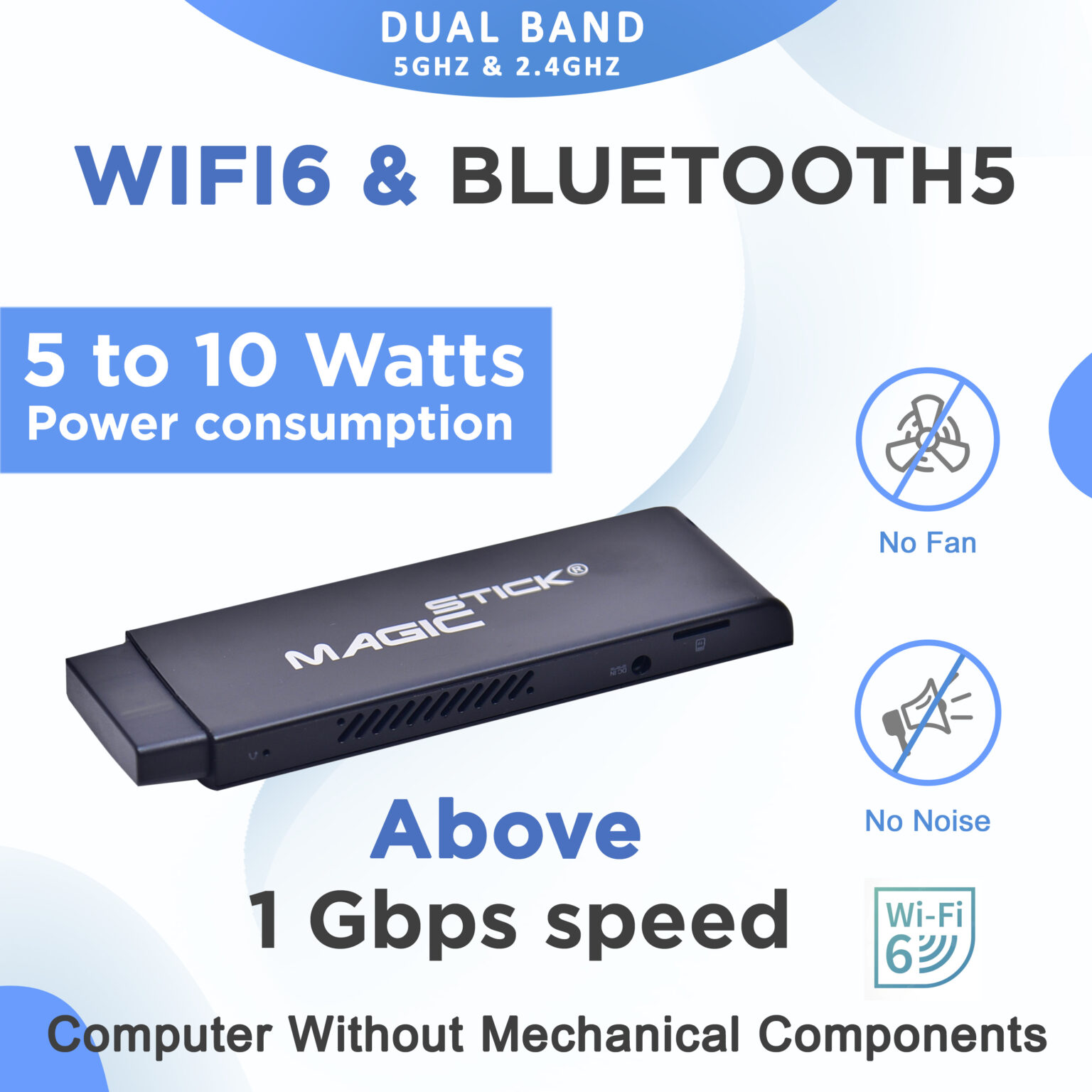 Magicstick One+,8Gb RAM, The Best Intel Mini PC Stick, Powerful Pocket ...