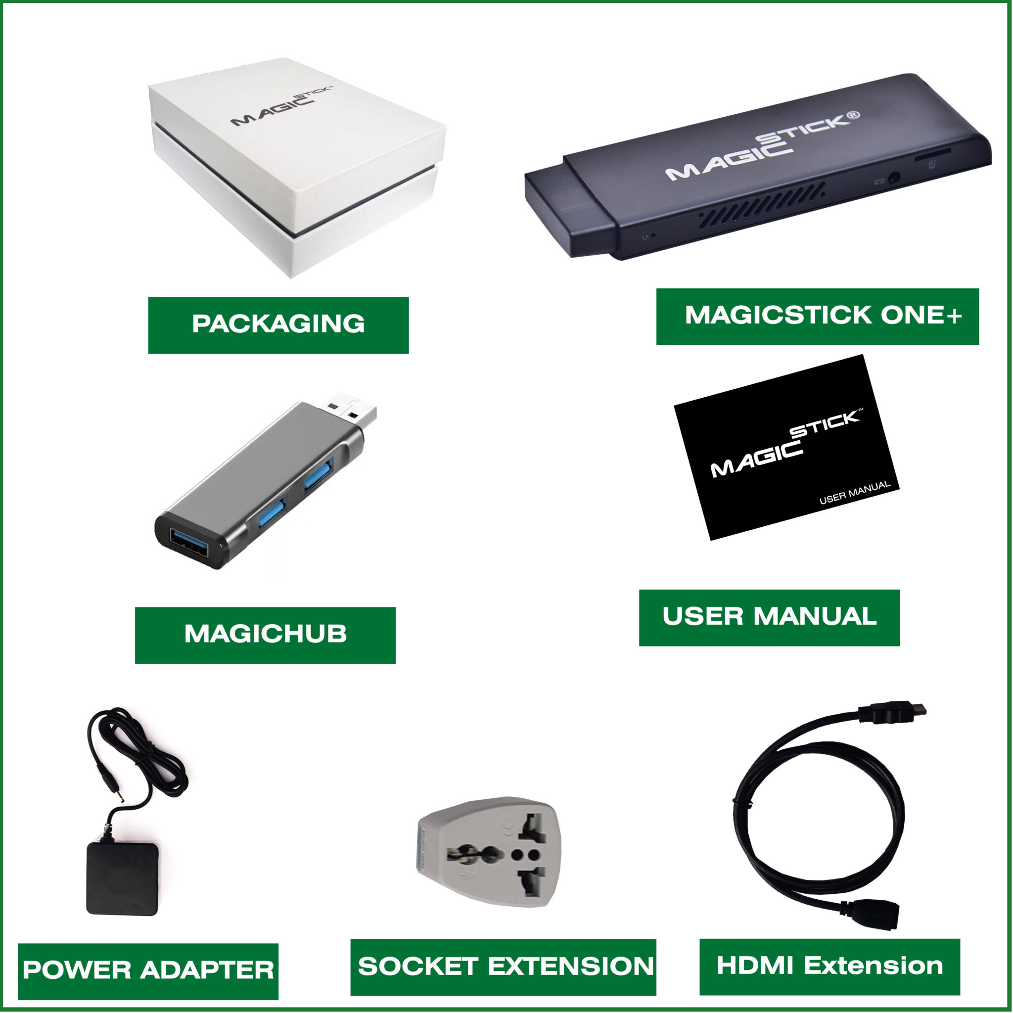 Magicstick One+,8Gb RAM, The Best Intel Mini PC Stick, Powerful Pocket ...